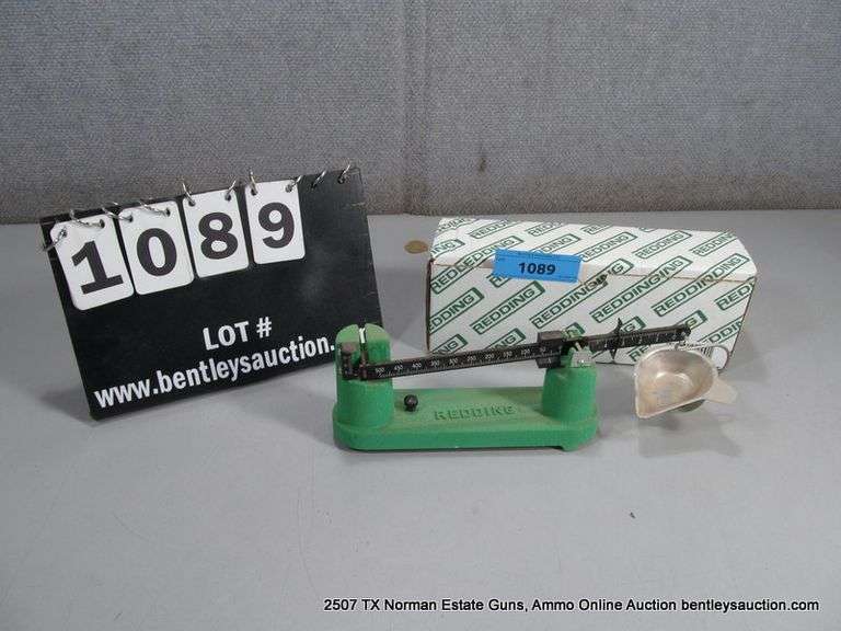 REDDING M#2 POWDER & BULLET SCALE - Bentley & Associates, LLC