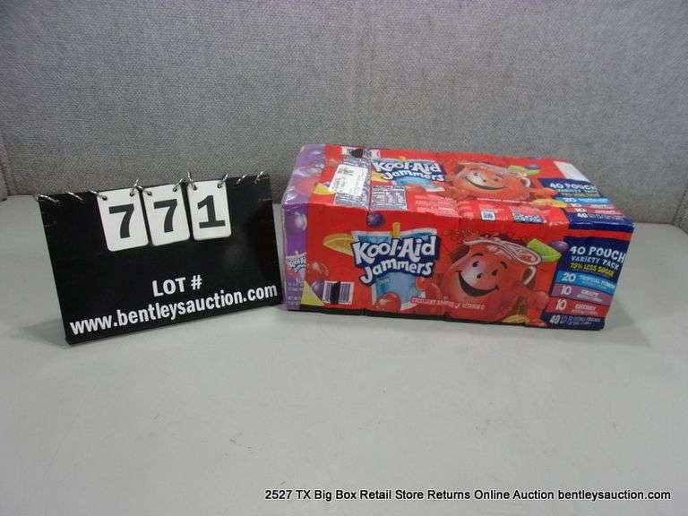 CASE KOOL AID JAMMERS 40 POUCH VARIETY PACK - Bentley & Associates, LLC