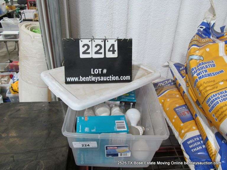 BIN: LED LIGHT BULBS - Bentley & Associates, LLC