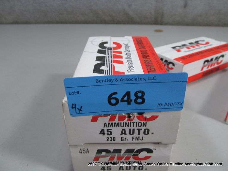 PMC 45 AUTO 230 GR FMJ AMMUNITION (4X MONEY) - Bentley & Associates, LLC