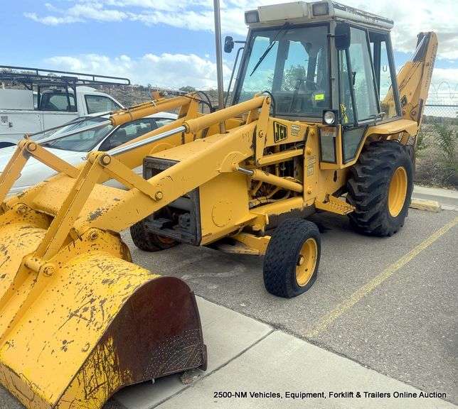 JCB BACKHOE MODEL: 1550B, VIN: S27608, 3,834 HOURS, NON-RUNNER, YELLOW ...