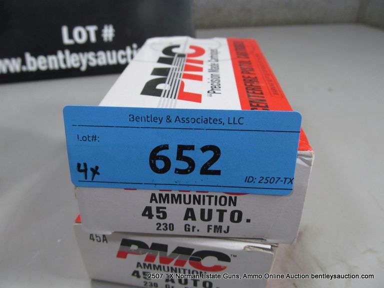 PMC 45 AUTO 230 GR FMJ AMMUNITION (4X MONEY) - Bentley & Associates, LLC