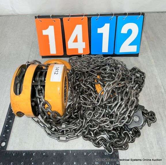 HAUL MASTER 2-TON CHAIN HOIST, S/N 35236 - Bentley & Associates, LLC