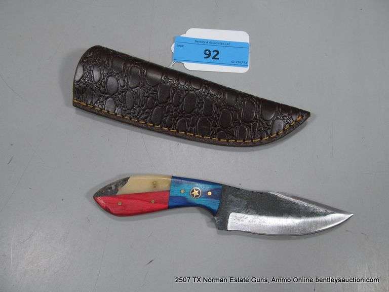 CARBON BLADE KNIFE 4" BLADE W/ SHEATH - BROKEN HANDLE - Bentley ...