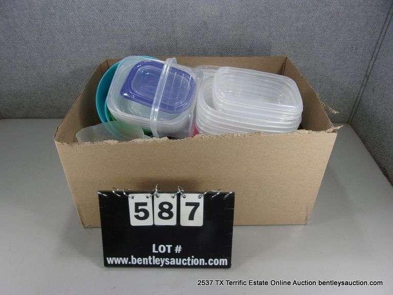 BOX: ASSORTED KITCHEN STORAGE DISHES - POLY & MIXING BOWLS - Bentley ...