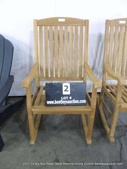 TEAK ROCKING CHAIR - Bentley & Associates, LLC