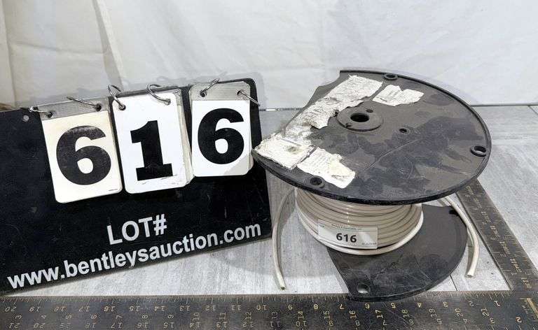 SPOOL: 8 AWG WIRE - WHITE - Bentley & Associates, LLC