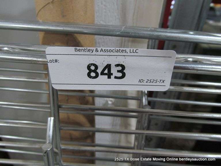 LOT: RV TIRE STEP STOOL, METRO SHELVING UNIT - Bentley & Associates, LLC