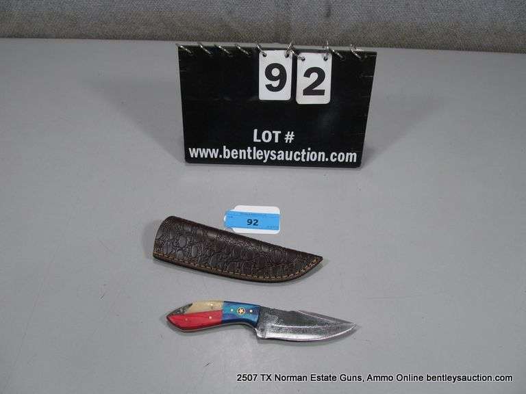 CARBON BLADE KNIFE 4" BLADE W/ SHEATH - BROKEN HANDLE - Bentley ...