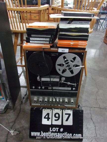 SANSUI QD-5500 4-CHANNEL REEL TO REEL W/ REELS & MANUALS - Bentley ...