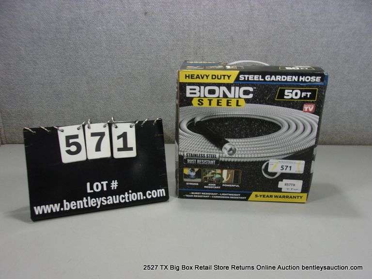 BIONIC STEEL 50' STEEL GARDEN HOSE - Bentley & Associates, LLC