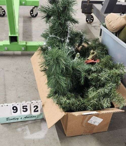 BOX: MISC SMALL FAKE PINE TREES - Bentley & Associates, LLC