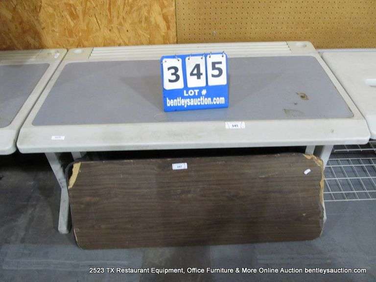 MODULAR GREY POLY WORKSTATION DESK, 48" WIDE - Bentley & Associates, LLC