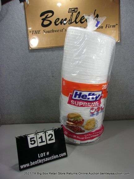 HEFTY SUPREME 200 COUNT 10-1/4" PLATES - Bentley & Associates, LLC