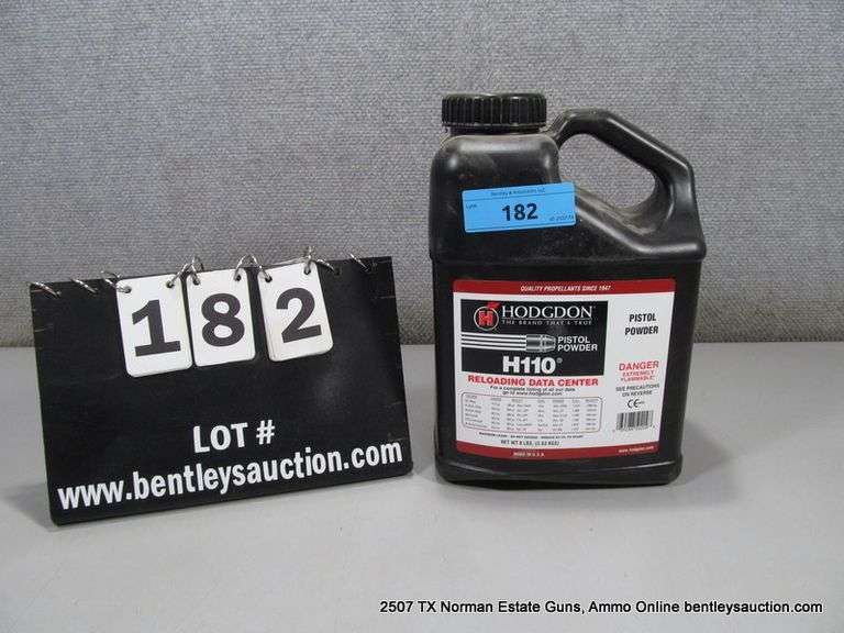 HODGDON H110 PISTOL POWDER, 8 LBS - Bentley & Associates, LLC