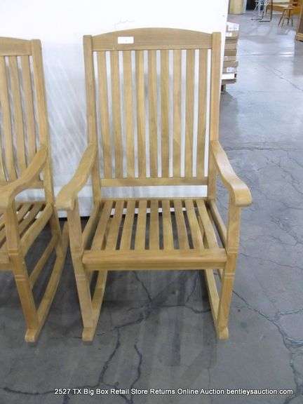 TEAK ROCKING CHAIR - Bentley & Associates, LLC