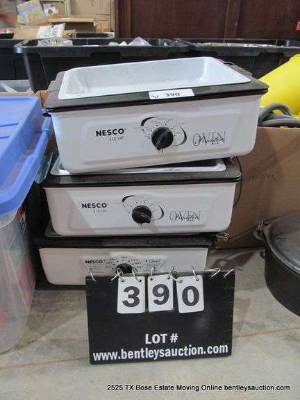 NESCO 4 QUART OVEN ROASTER (3X MONEY) - Bentley & Associates, LLC