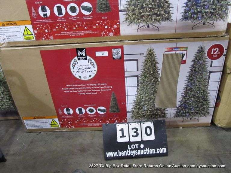 12' PRE-LIT AUGUSTA PINE TREE - Bentley & Associates, LLC
