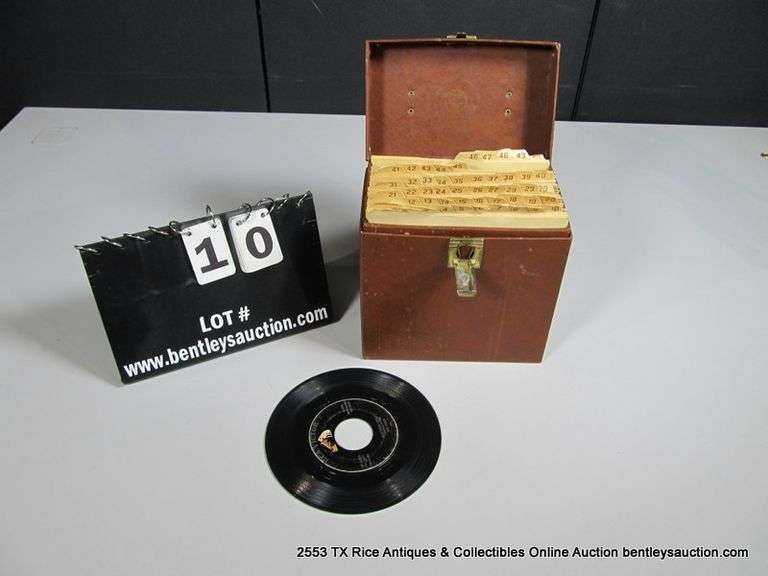 LOT (43): VINTAGE 45 RPM RECORDS - MOST ROCK & ROLL - INCLUDES: ELVIS ...