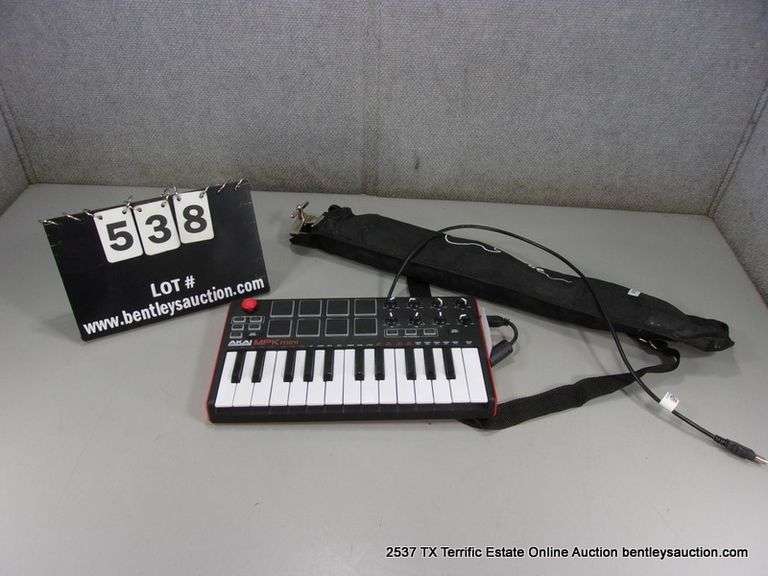 SMALL - AKAI MPK MINI MUSIC MIXER & MUSIC STAND - Bentley & Associates, LLC
