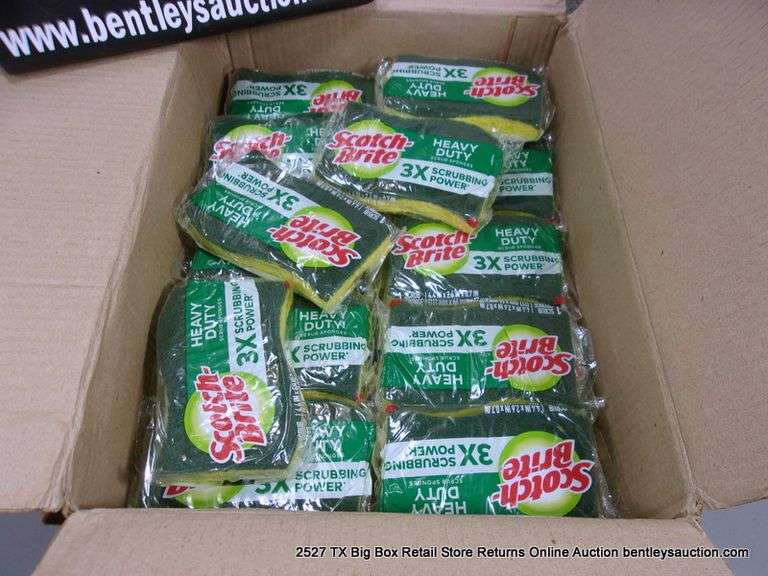 BOX: SCOTCH BRITE HEAVY DUTY SCRUB SPONGES - Bentley & Associates, LLC