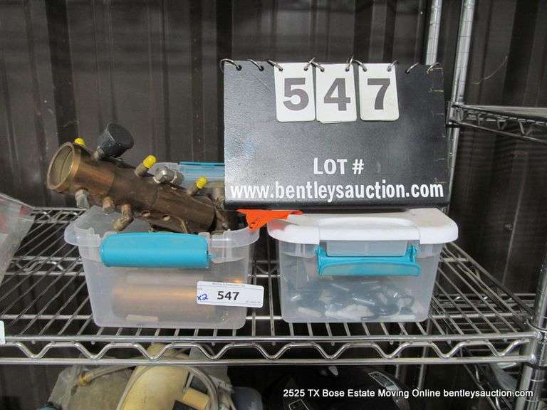 BINS: BRASS FITTINGS, HOOKS (2X MONEY) - Bentley & Associates, LLC