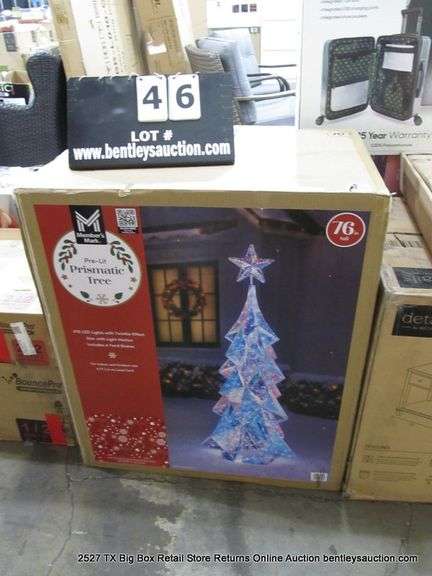 MM PRE-LIT PRISMATIC TREE - BROKEN - Bentley & Associates, LLC