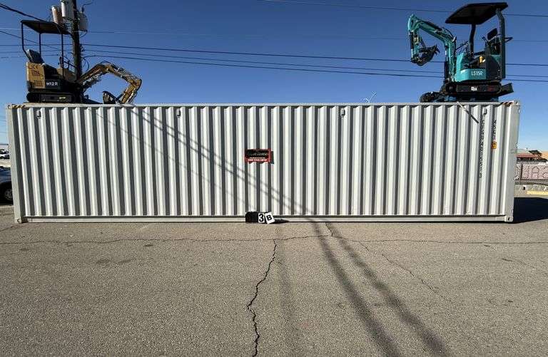 NEW 2024 SINGLE USE-4-DOOR 40' CONEX CONTAINER **BUYER IS RESPONSIBLE ...