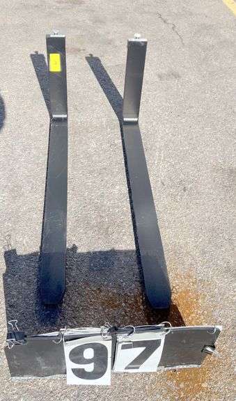NEW FORKLIFT REPLACEMENT FORKS MODEL: 1T100-32-1220, 48" FORK LENGTH, 4 ...