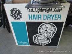 LOT: TAYLOR SCALE, GE HAIR DRYER - Bentley & Associates, LLC