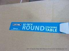 LIFETIME 60" ROUND STACKING TABLE - Bentley & Associates, LLC