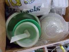 BOX: TUPPERWARE, FLIP PHONES, STUFFED BEARS - Bentley & Associates, LLC