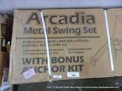 ARCADIA METAL SWING SET - Bentley & Associates, LLC