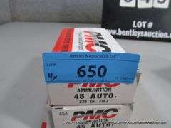 PMC 45 AUTO 230 GR FMJ AMMUNITION (4X MONEY) - Bentley & Associates, LLC