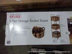 HOME SEVILLE CLASSICS 3-TIER STORAGE BASKET TOWER - Bentley ...
