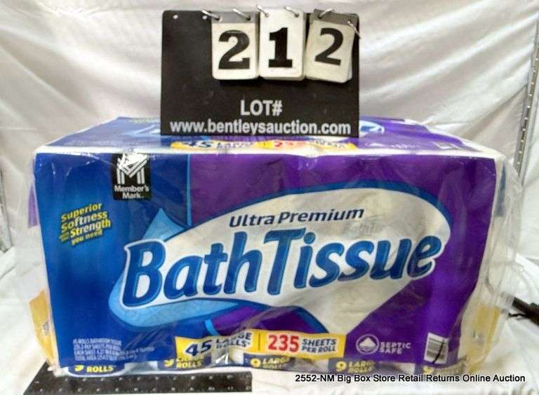 ULTRA PREMIUM BATH TISSUE, 45 LARGE ROLLS - Bentley & Associates, LLC