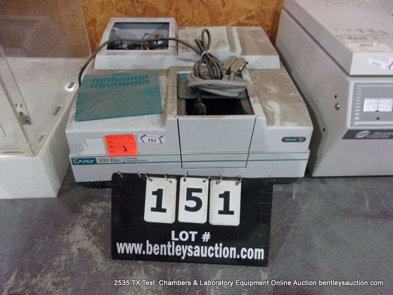 VARIAN CARY 100 BIO UV-VISIBLE SPECTROPHOTOMETER - Bentley & Associates ...