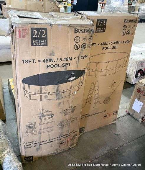 BESTWAY 18' X 48" POOL SET - Bentley & Associates, LLC