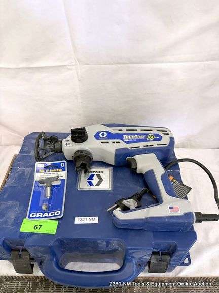 GRACO TRUE COAT 360 DSP MODEL 16Y386 AIRLESS PAINT SPRAYER - Bentley ...
