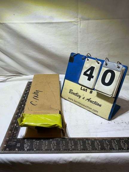 BOX: BALL BEARING SAW MANDRELL - Bentley & Associates, LLC