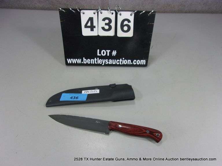 LYNN KNIFE W/ SHEATH, 6" BLADE - Bentley & Associates, LLC