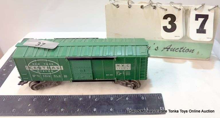 MARX 176893 NEW YORK CENTRAL SYSTEM GREEN BOXCAR - Bentley & Associates ...
