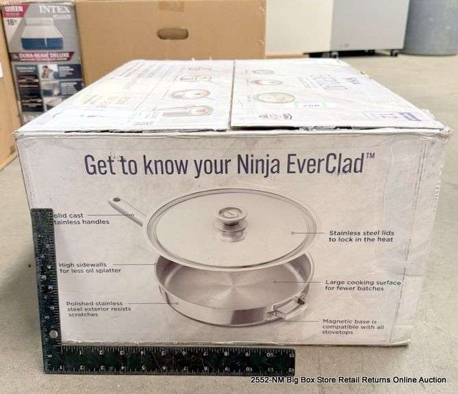 NINJA EVERCLAD 12 PC SET - STAINLESS STEEL - Bentley & Associates, LLC