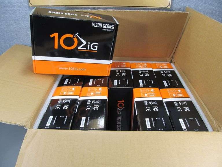 BOX: NEW 10ZIG V1200-P MODEL: 2930 TERA 2 PCOIP ZERO CLIENT TERMINAL ...