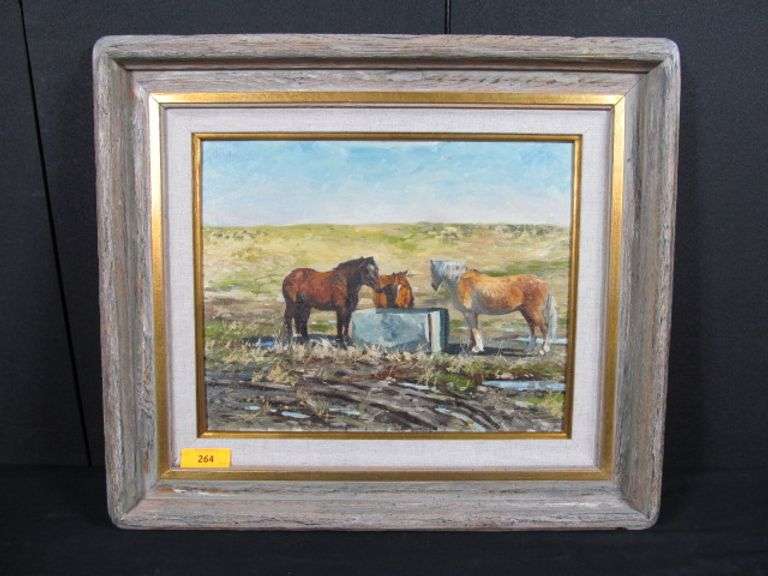 "THREE HORSES" 26-1/2 X 30 - Bentley & Associates, LLC