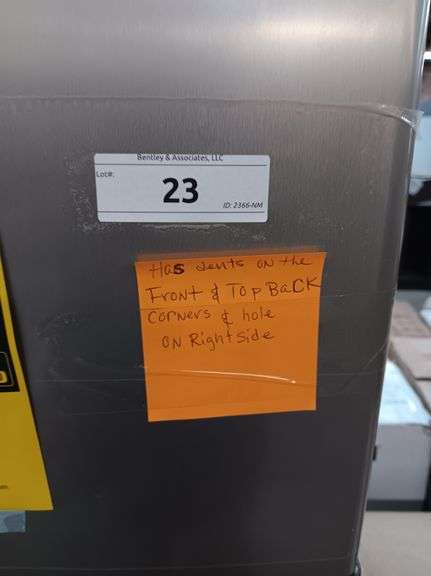 THOMSON TFR725-6COM REFRIGERATOR/FREEZER 7.5 CUBIC FEET - HAS DENTS AND ...