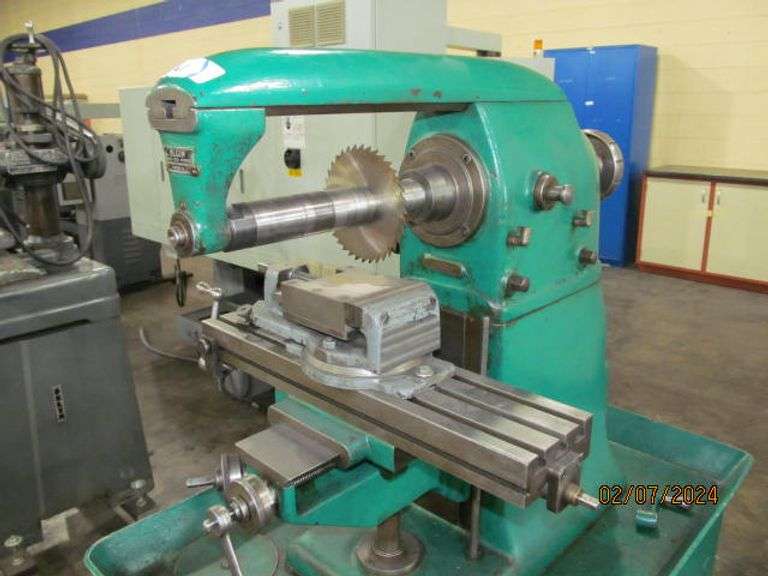 ELGIN TOOL WORKS SPINDLE GRINDER / SLITTER W/ VISE MODEL: HMSC, S/N ...