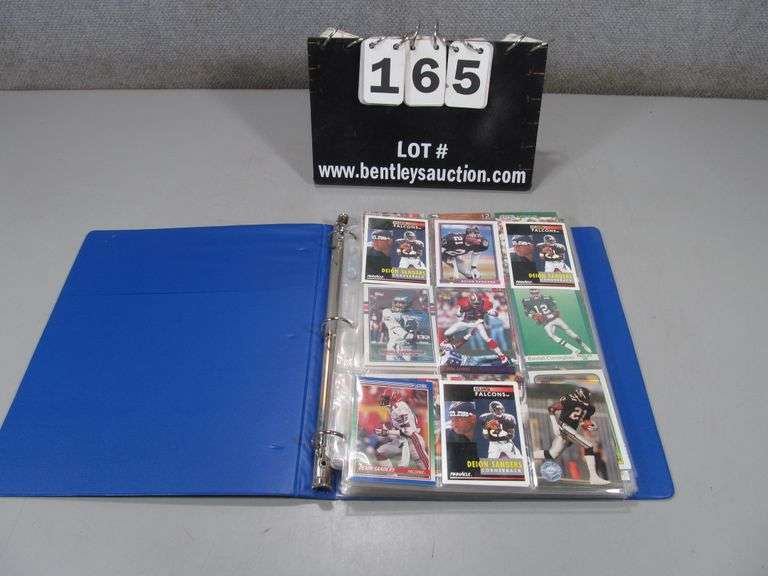 FOLDER OF FOOTBALL CARDS - FAMOUS PLAYERS - Bentley & Associates, LLC