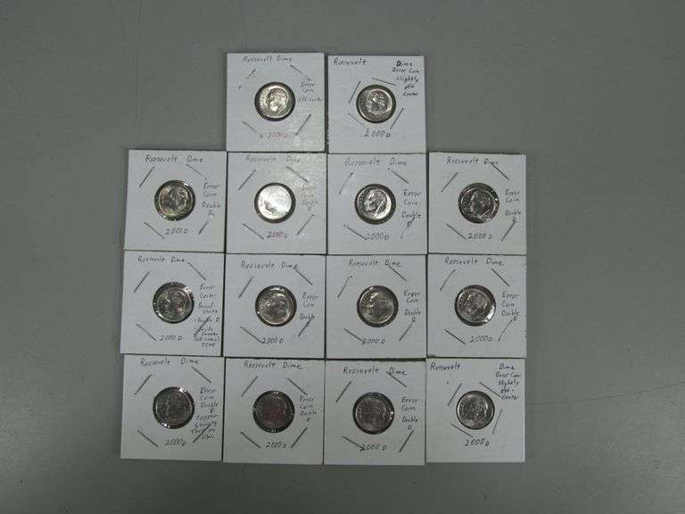 LOT (14): 2000-D ROOSEVELT DIMES - Bentley & Associates, LLC