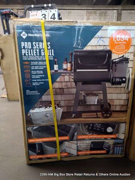 MEMBERS MARK PRO SERIES PELLET GRILL, 1,034 SQ INCH - Bentley ...